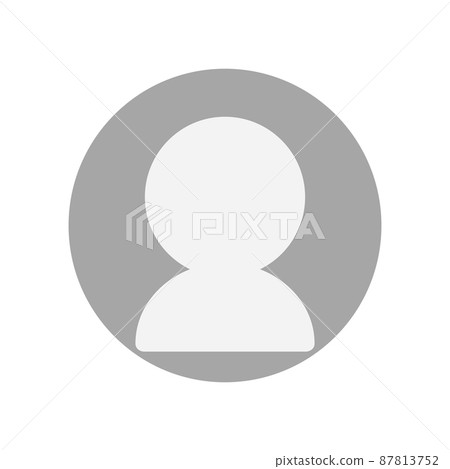 User icon gray - Stock Illustration [87813752] - PIXTA