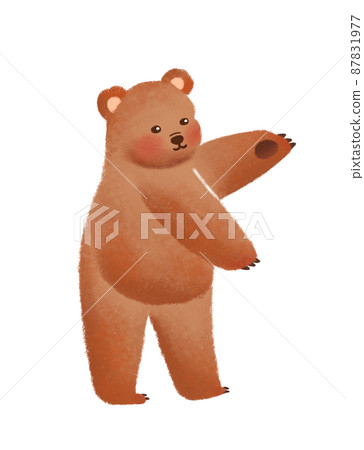 Hand-painted bear - Stock Illustration [87831977] - PIXTA