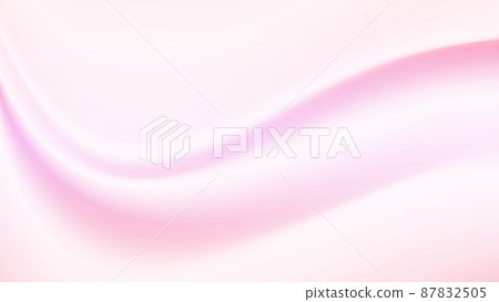 Cloth wave-like drapes, gentle pink lights and... - Stock Illustration ...