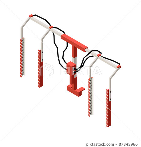 Orchard Frame Machinery Composition - Stock Illustration [87845960] - PIXTA