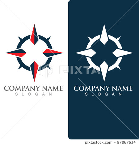 Compass logo and symbol gps vector - Stock Illustration [87867634] - PIXTA