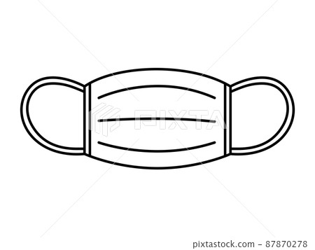 Mask / line drawing - Stock Illustration [87870278] - PIXTA