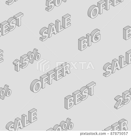 Seamless pattern on sales - Stock Illustration [87875057] - PIXTA