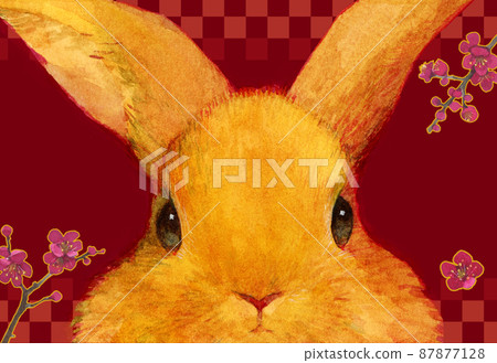 2023 Rabbit New Year's card - Stock Illustration [87877128] - PIXTA