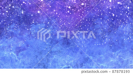 Glittering starry sky gradient background material - Stock Illustration ...