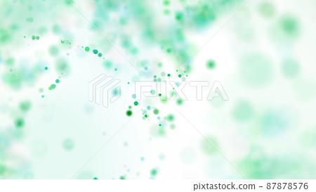 CG particles Green particles with the image of... - Stock Illustration ...