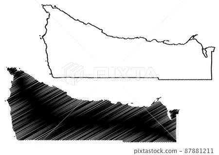 Clallam County, State of Washington (U.S.... - Stock Illustration ...