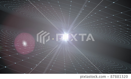 Black hole time and dimension distortion or... - Stock Illustration ...