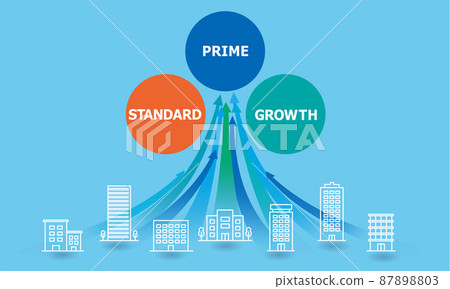 Image illustration, vector of new market... - Stock Illustration ...