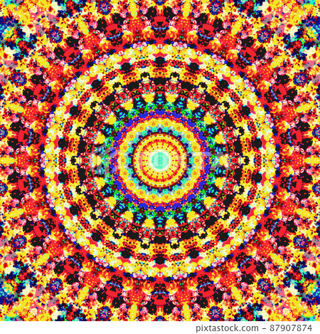 Fully colored pattern 44 - Stock Illustration [87907874] - PIXTA