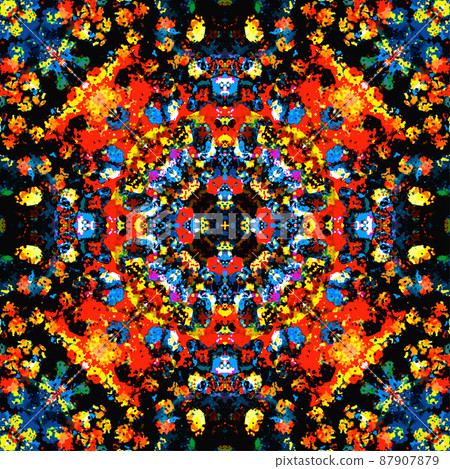 Fully colored pattern 49 - Stock Illustration [87907879] - PIXTA