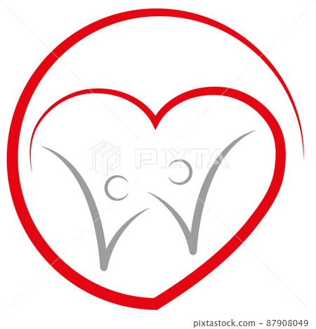 Heart, little heart, People, Love, Logo - Stock Illustration [87908049 ...