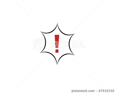 Surprised Mark - Stock Illustration [87910338] - PIXTA