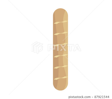 French bread bucket 1 piece illustration - Stock Illustration [87921544 ...