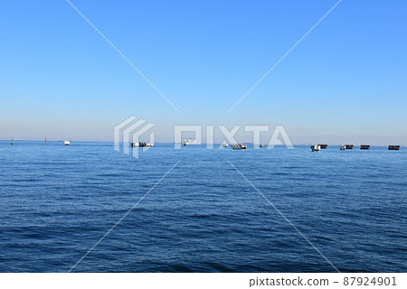 Yokosuka Deperming Station off the coast of... - Stock Photo [87924901 ...