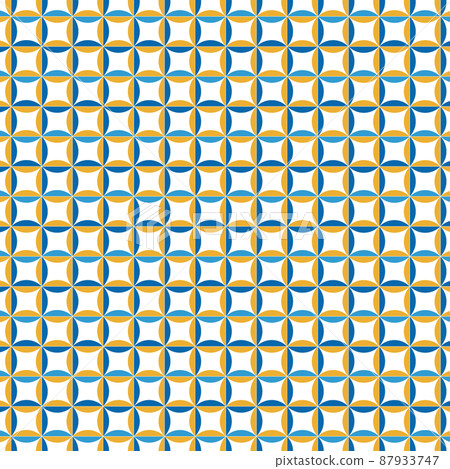 Circular textile blue system - Stock Illustration [87933747] - PIXTA
