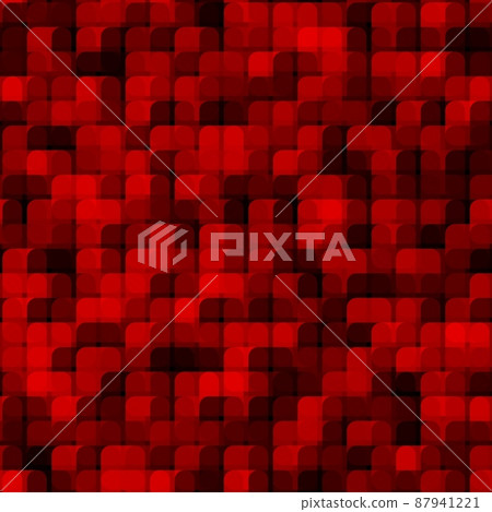 Abstract seamless pattern with red colored...-插圖素材 [87941221] - PIXTA圖庫