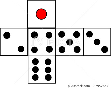Image of development of dice - Stock Illustration [87952847] - PIXTA