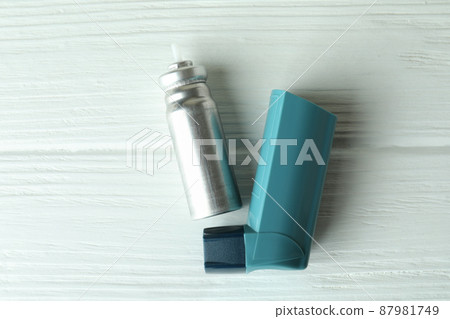 Blue Asthma Inhalers