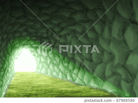 Cave exit - Stock Illustration [87988580] - PIXTA