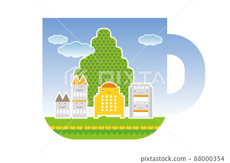 Beautiful cityscape and enjoyable living.... - Stock Illustration ...
