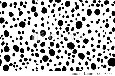 Abstract modern dalmatian fur seamless pattern.... - Stock Illustration ...