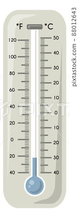 Thermometer Blue Liquid