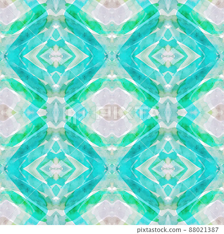 Abstract watercolor tie-dye seamless pattern - Stock Illustration ...