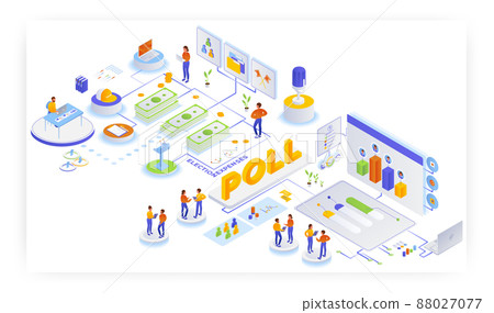 Election campaign fund, finance and expenses,... - Stock Illustration ...