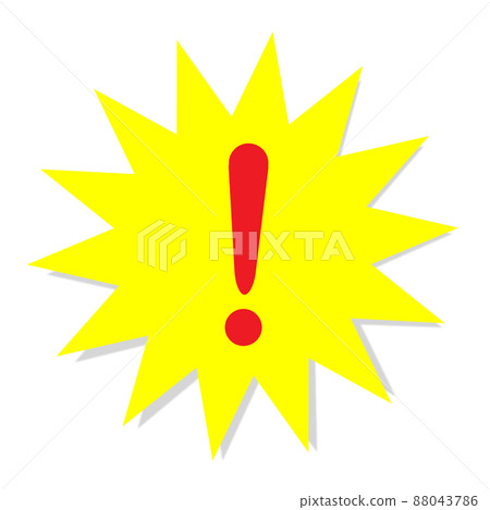 Illustration of a surprise mark and an... - Stock Illustration ...