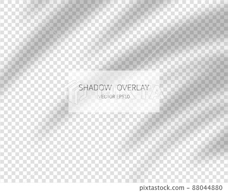 Shadow overlay effect. Natural shadows isolated...-插圖素材 [88044880 ...