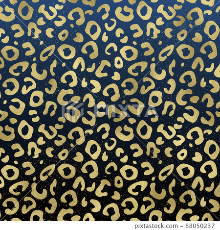 Golden leopard print, dark gradient texture,... - Stock Illustration ...