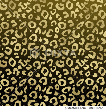 Golden leopard print, dark gradient texture,... - Stock Illustration ...