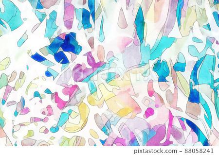Abstract colorful watercolor texture background - Stock Illustration ...