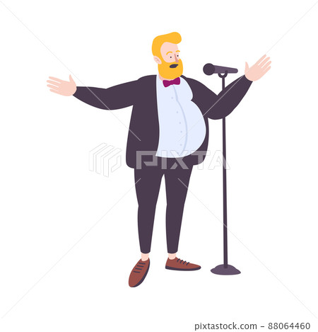 Classical Male Singer Composition - Stock Illustration [88064460] - PIXTA