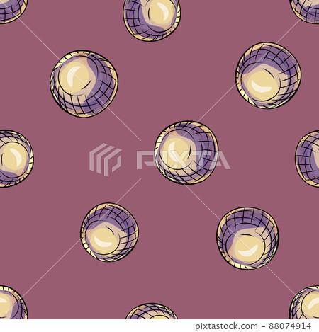 Glass balls seamless pattern. Decorative shapes... - Stock Illustration ...