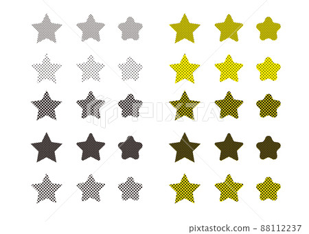 Dot star set - Stock Illustration [88112237] - PIXTA