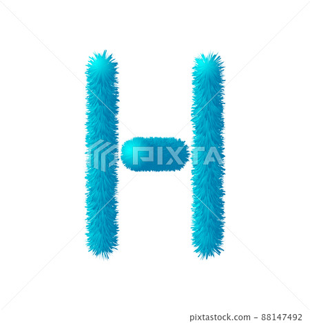 Vector soft fluffy alphabet - Stock Illustration [88147492] - PIXTA