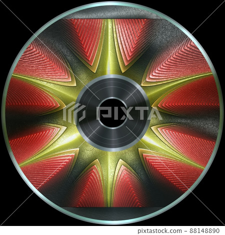 Premade digital media disc render - Stock Illustration [88148890] - PIXTA