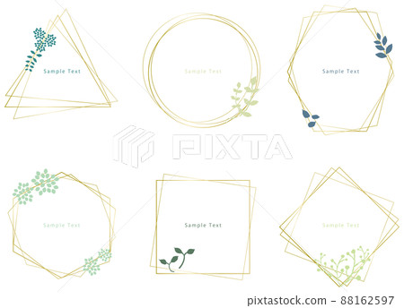 Gold wire frame - Stock Illustration [88162597] - PIXTA