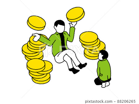 Adult age reduction illustration Successful... - Stock Illustration ...