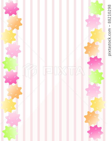 Konpeito background vertical position pink - Stock Illustration ...