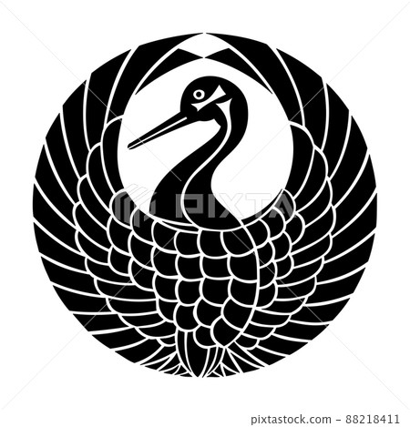 Oda Nobunaga's vassal, Mori's family crest,... - Stock Illustration ...