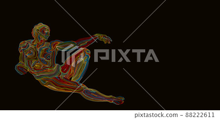 Neon Adam - Stock Illustration [88222611] - PIXTA