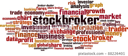 Stockbroker word cloud - Stock Illustration [88226401] - PIXTA