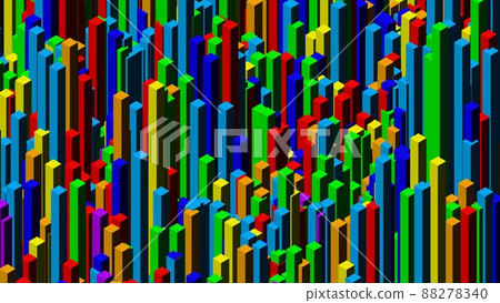 Abstract colored background 3d. Multicolor...-插圖素材 [88278340] - PIXTA圖庫
