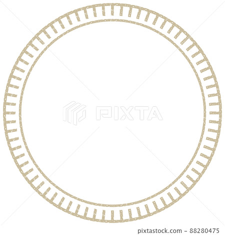 Ring circle heading frame comment frame simple - Stock Illustration ...