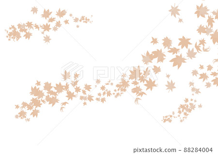 Illustration of a pale maple that dances in a... - Stock Illustration ...