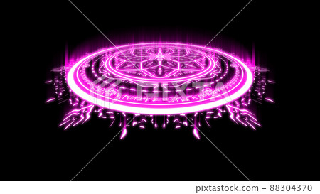 Pink magic circle - Stock Illustration [88304370] - PIXTA