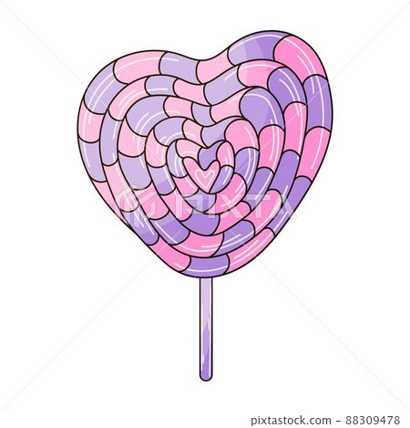 Illustration in hand draw style. Sweet dessert,... - Stock Illustration ...